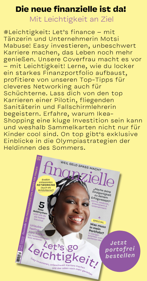 finanzielle - das Finanzmagazin für Frauen im Shop