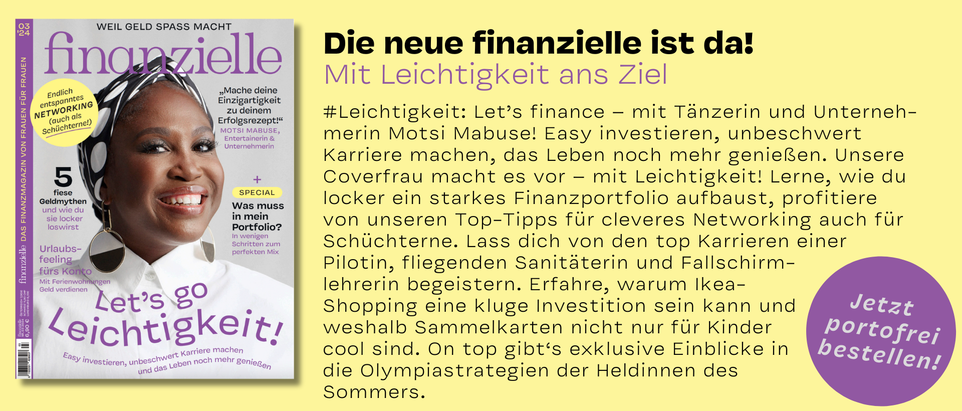 finanzielle - das Finanzmagazin für Frauen im Shop